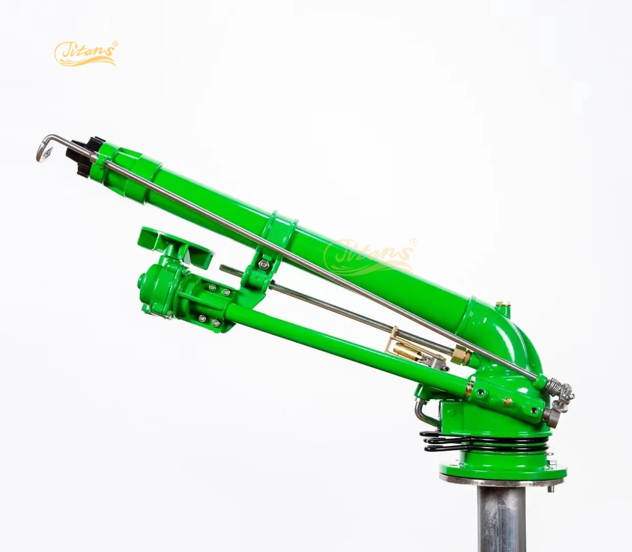 Titans Metal 65m Range Rain Gun Sprinkler - 360 Degree Irrigation