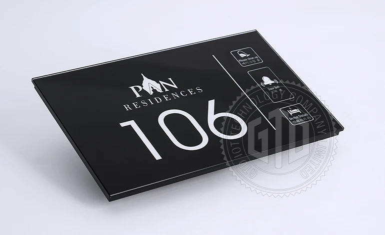 Smart Hotel LED Room Number Displays - Durable & Customizable