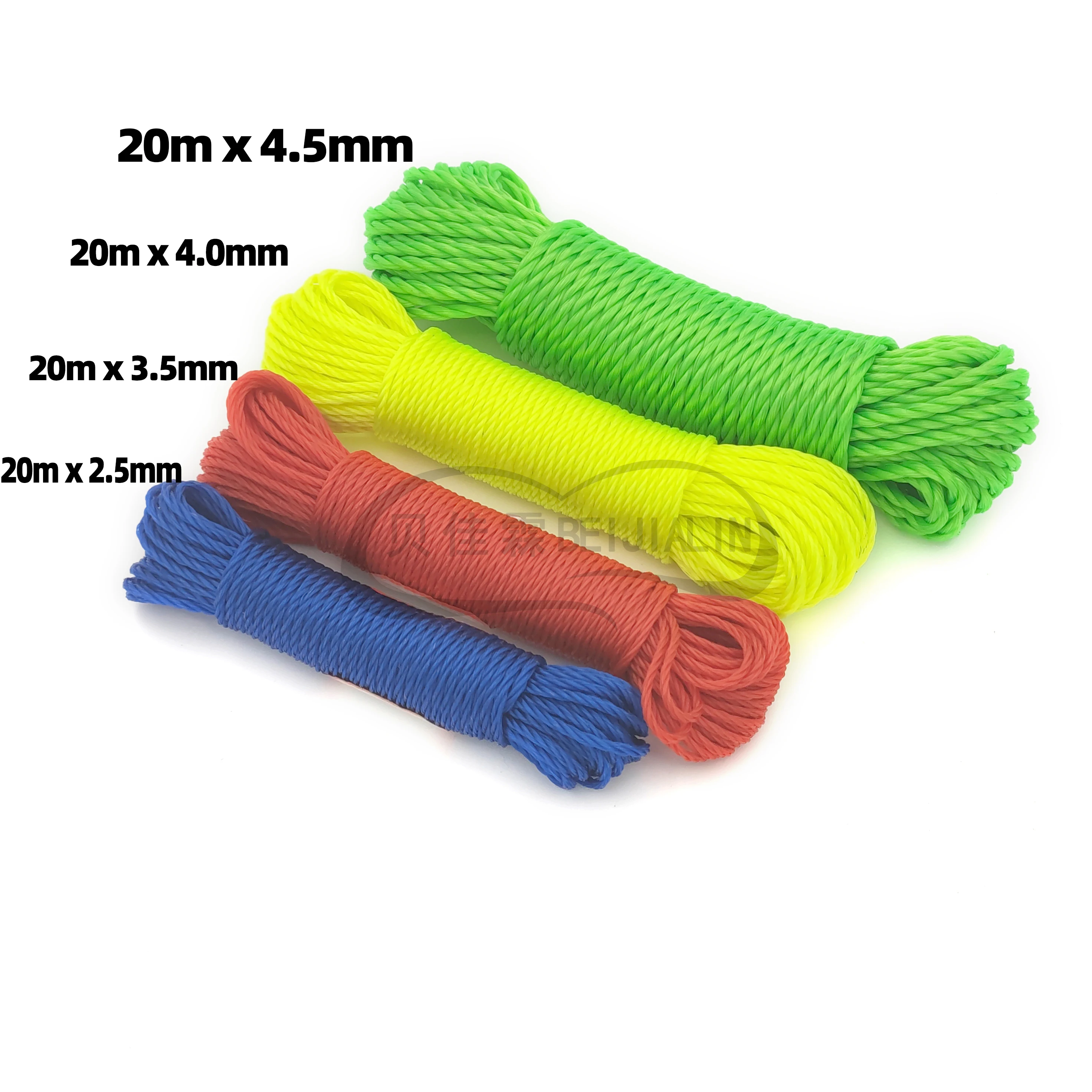 4-Strand Nylon (Polyamide Fiber) Twisted Multipurpose Industrial Rope ...