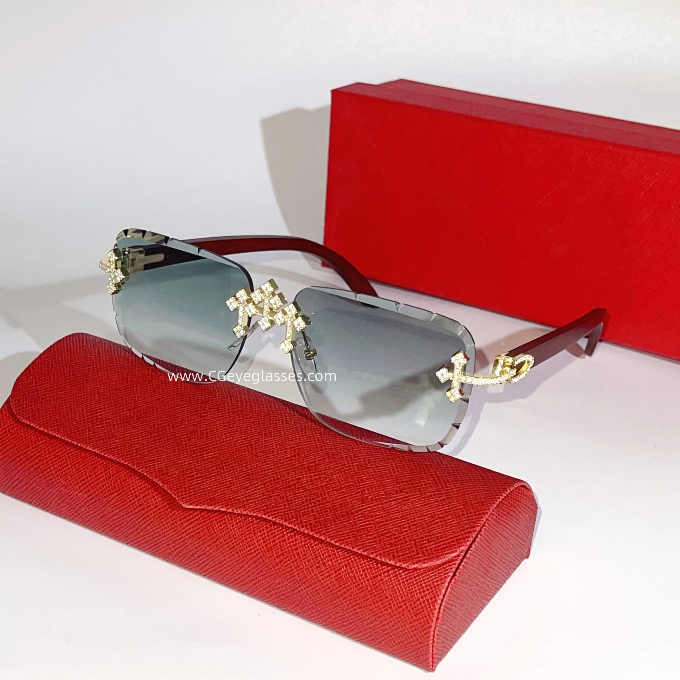 Luxury Diamond Rapper Glasses - Unisex Fashion Sunglasses