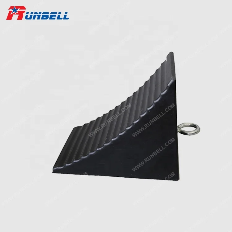 Long Aircraft Rubber Wheel Chocks With Width 6.5" Height 6" Single Or ...