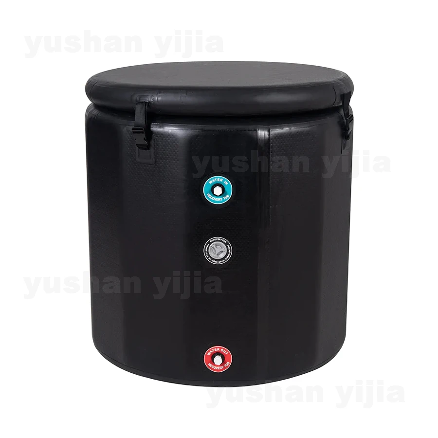 Inflatable Drop Stitch Spa Bathtub With Cold Plunge Function For Ice ...