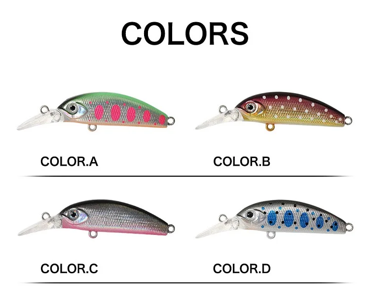 Wholesale Full Swimimg Layer Submerged Minnow 37mm 3g Best Hard Plastic ...