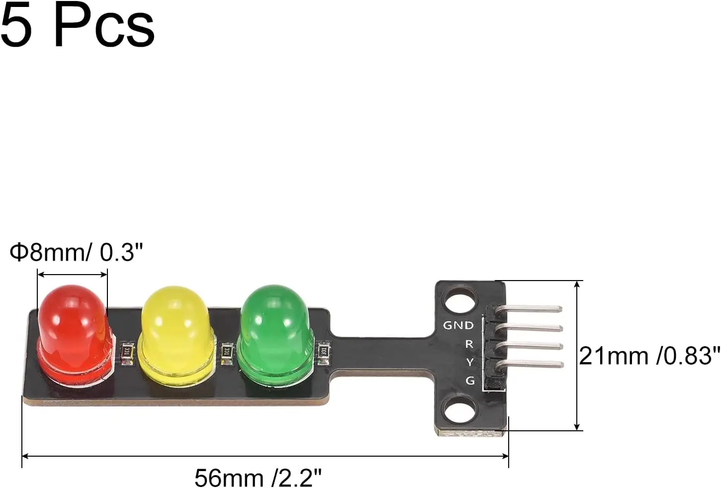 Mini Traffic Light Display Module - Creative DIY Project