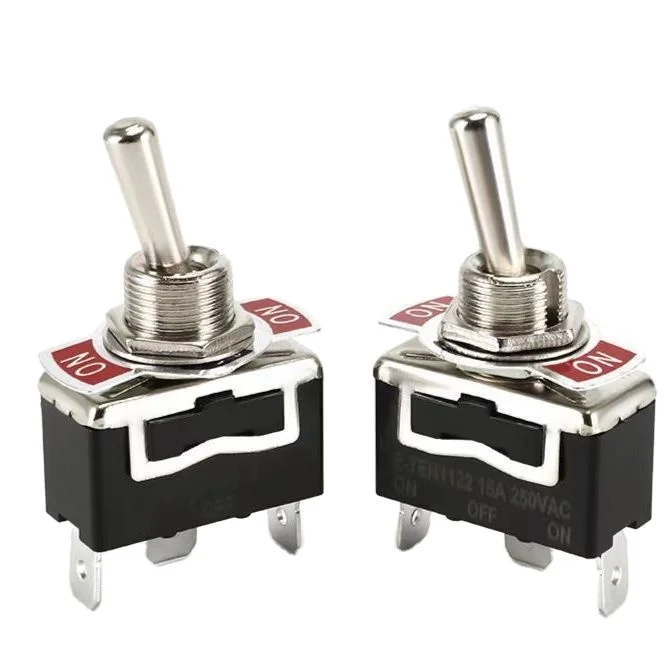 3 Pins Toggle Switch Wiring Factory Black Toggle Switch Metal On-off ...