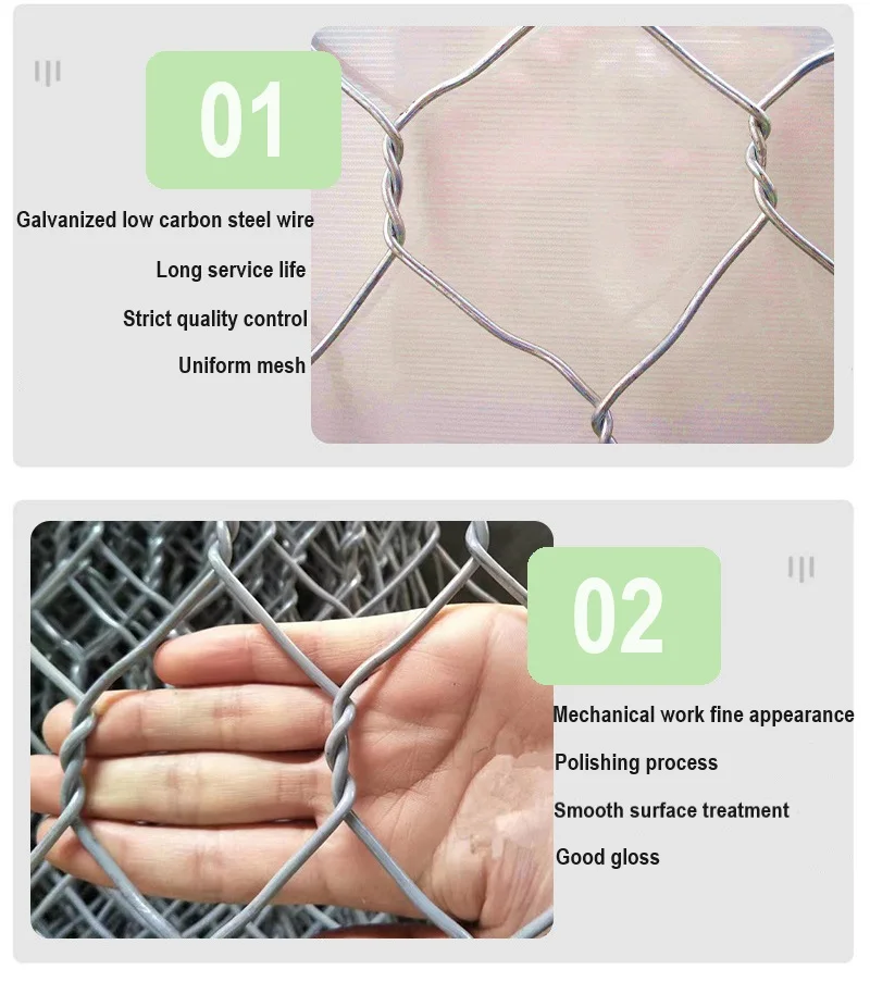 Galvanized On Wire Mesh Iron Wire Mesh For Gabions Gabion Box High ...