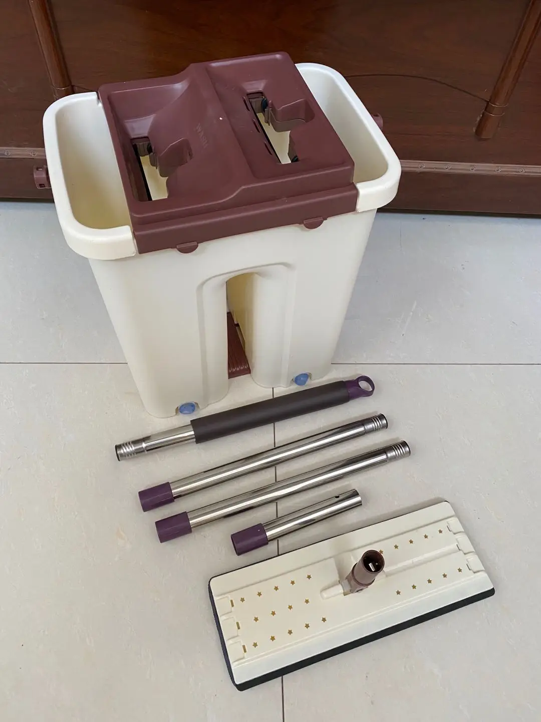 Factory Custom Flat Mop With Iron Stainless Steel Aluminum Handle - Buy ...