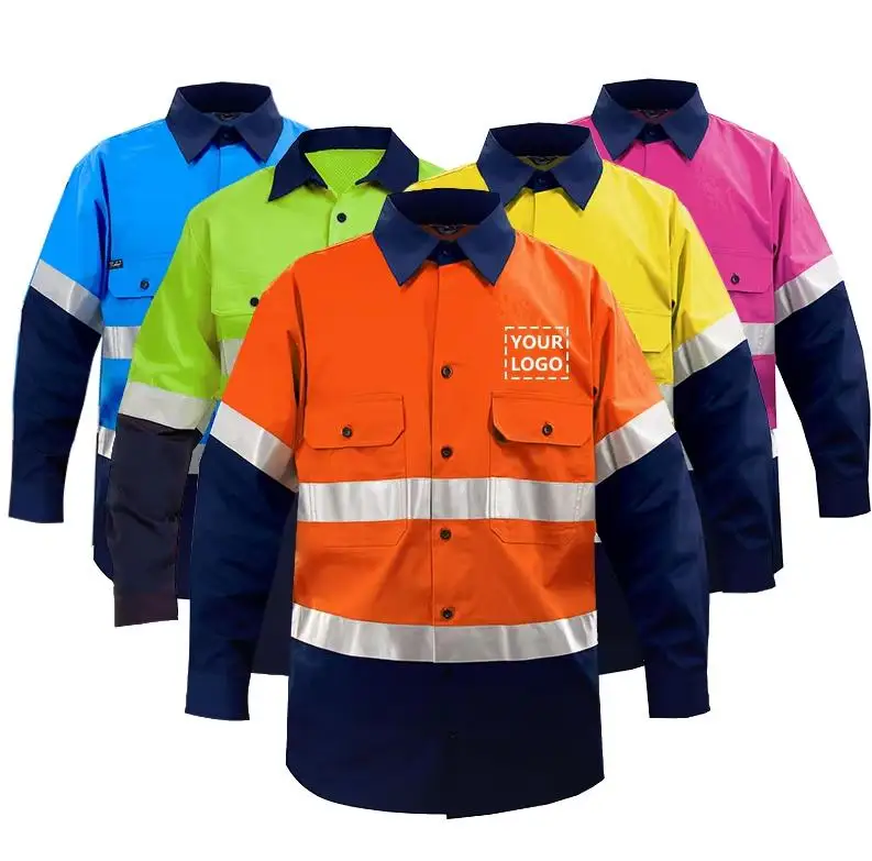 Cotton Construction Mining Uniform - High Visibility Workwear