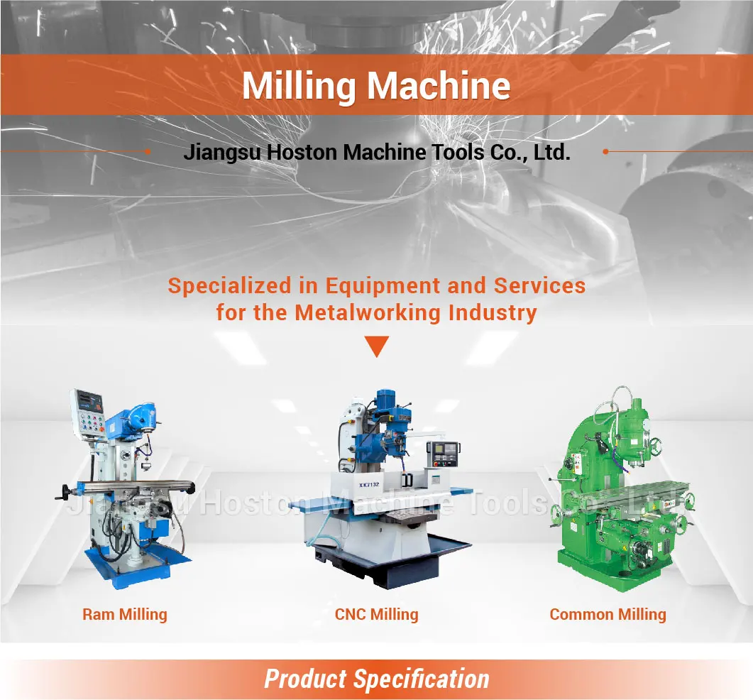 HOSTON Heavy Duty Universal Ram Milling Machine X5750A