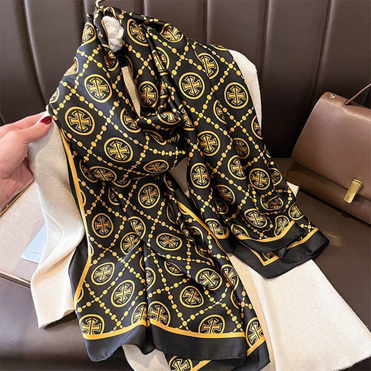 Factory Price Custom Large Silk Scarves Designer Scarf Famous Brands ...