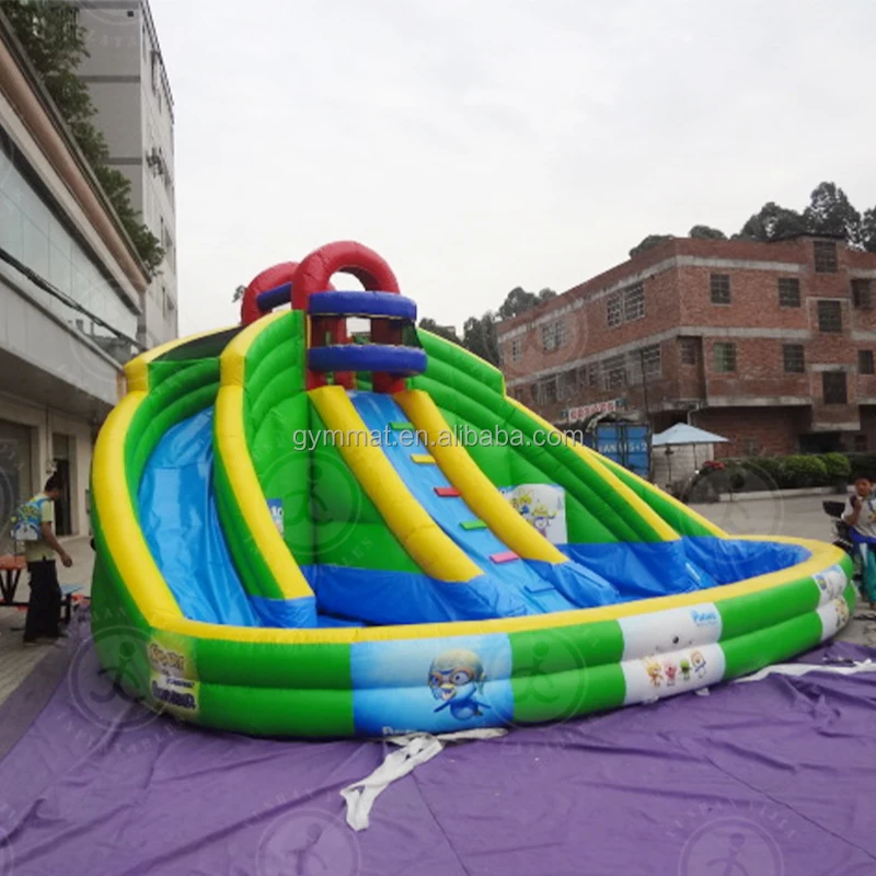 Large Residential Inflatable Water Slide Pool Bounce Houses ...