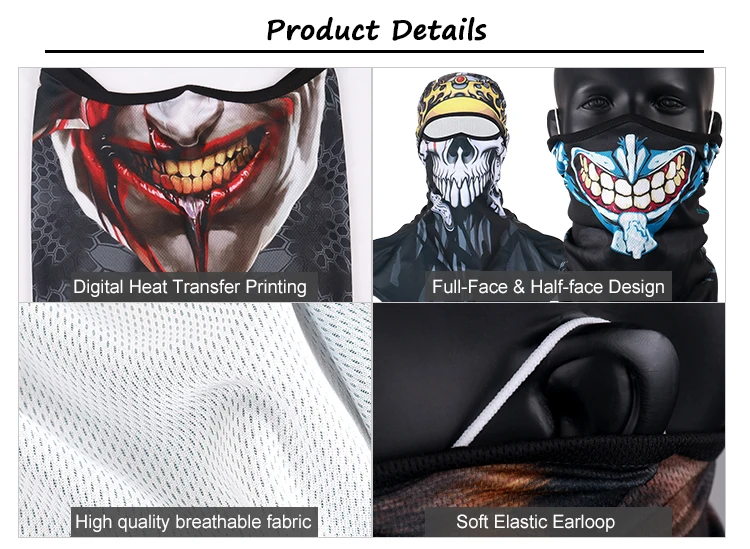 Half Face Mask Designs For Men