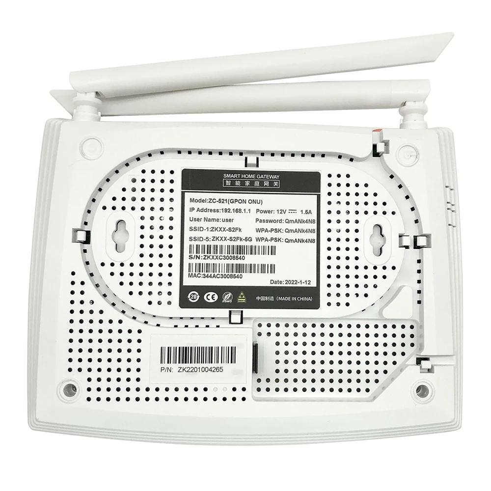 Factory Zikun Zc-5211ge + 3fe +2.4g& 5g Ac Dual Band Wifi Gpon Ont Same As Hs8546v5 G-140w-me ...