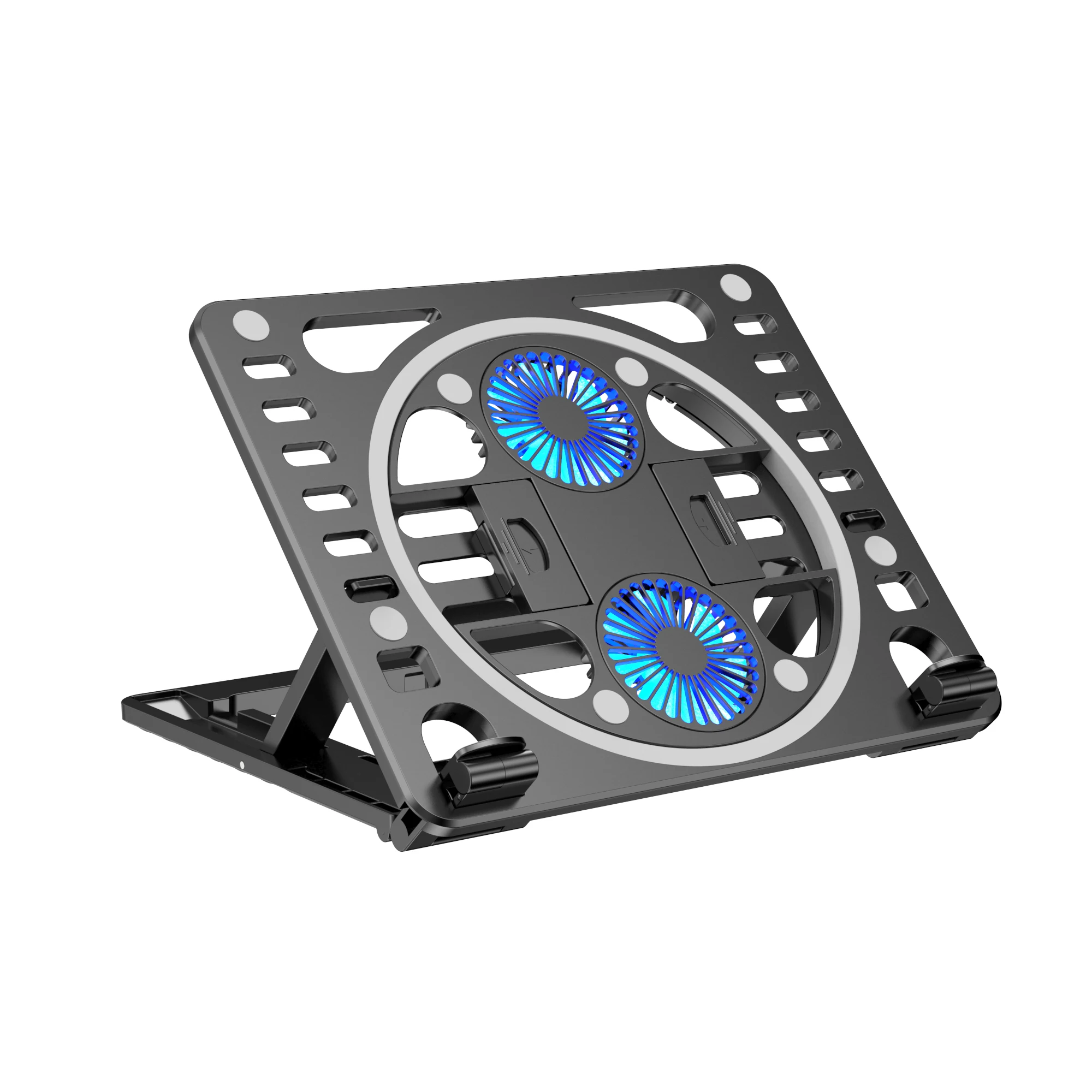 Portable Adjustable Gaming Laptop Stand And Fan Cooler Notebook Air ...