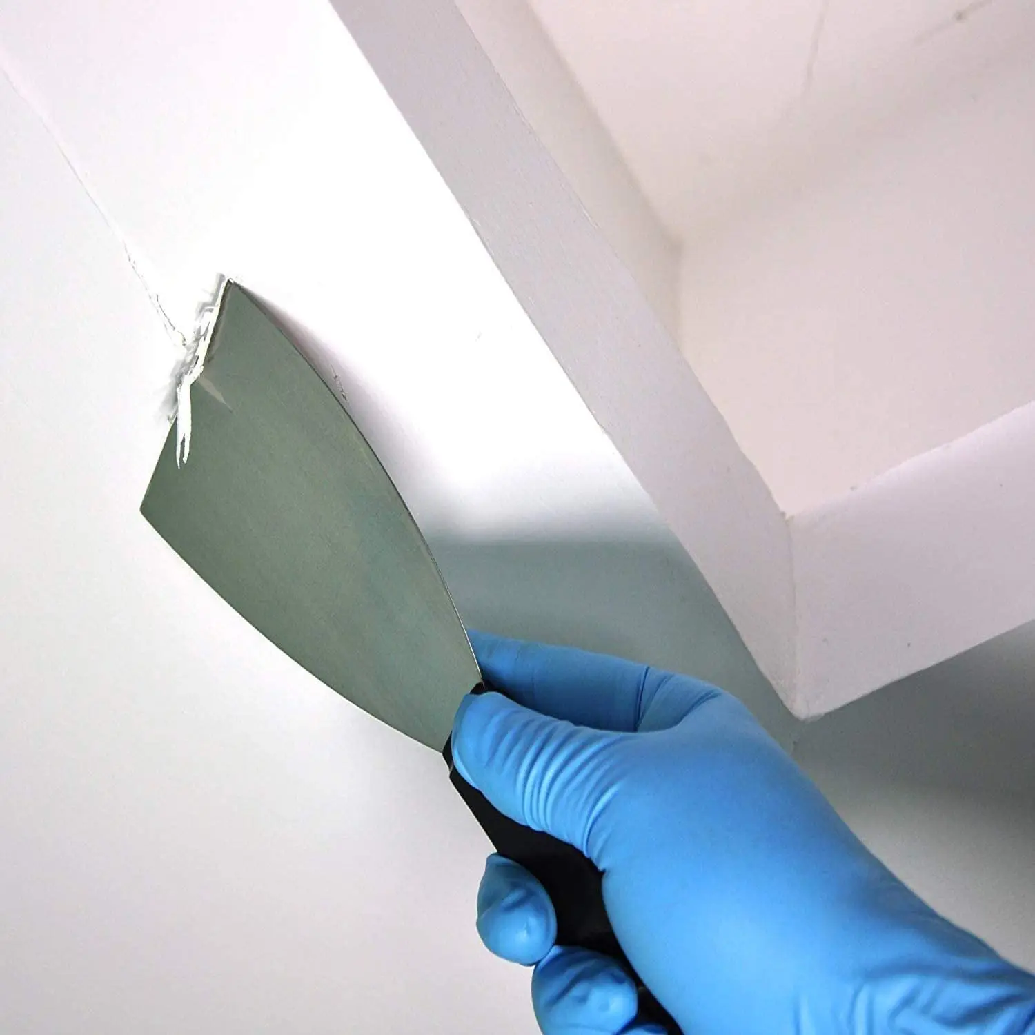 Drywall Tools Palette Scraper Blade Shovel Wooden Handle Flexible Putty ...