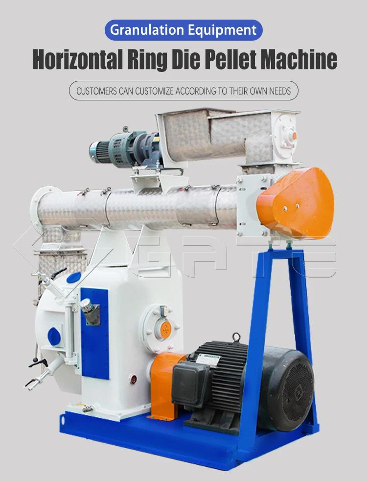 GATE Ring Die Fertilizer Granulator Machine Wooden Pellet Machine Applications Wood Pellet ...