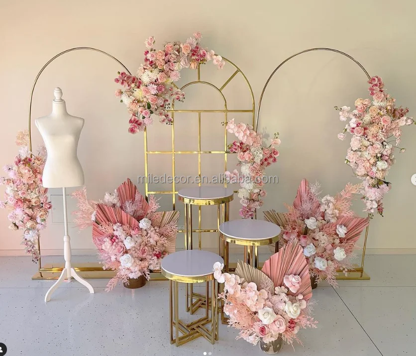 High Quality Metal Backdrop Frames for Modern Weddings