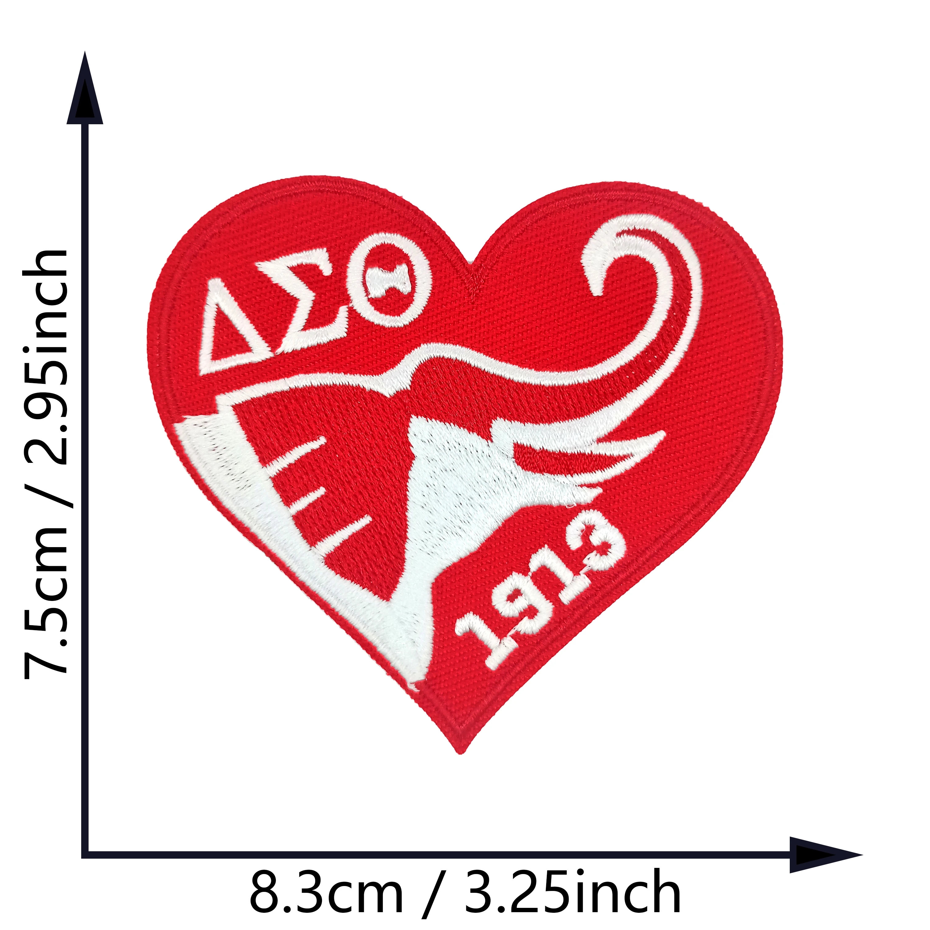 Shop High Quality DST Sorority Embroidery Iron-on Patches