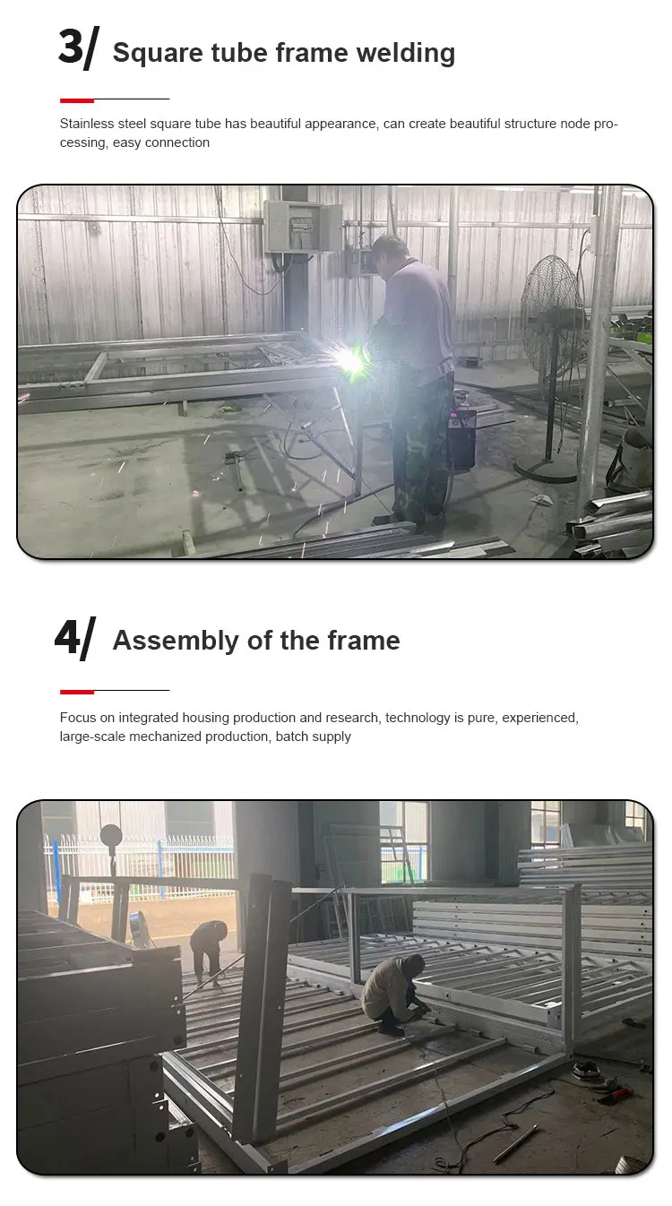 20ft & 40ft Mobile Prefabricated Steel House Expandable Foldable ...