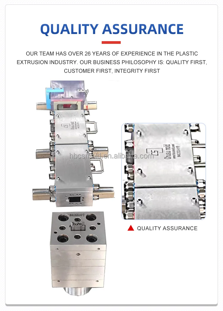 Rigid Pvc Square Tube Extrusion Mold Die Tools - Buy Hpvc Profile Co ...