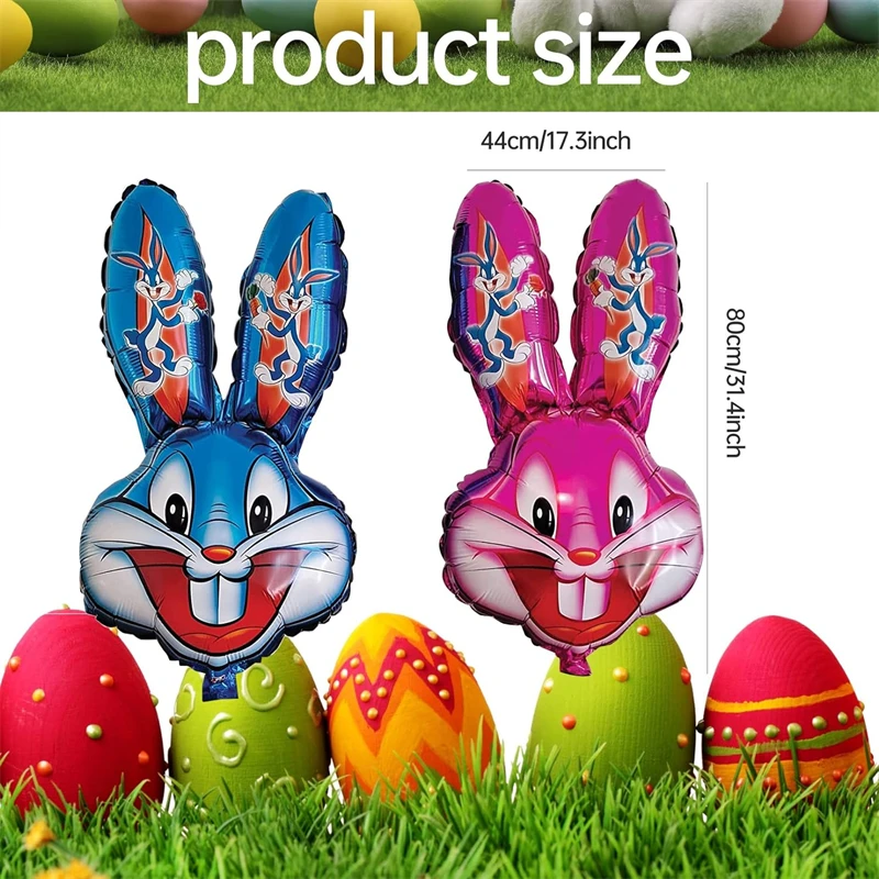 Easter Bunny Mylar Balloons - Perfect for Spring Parties