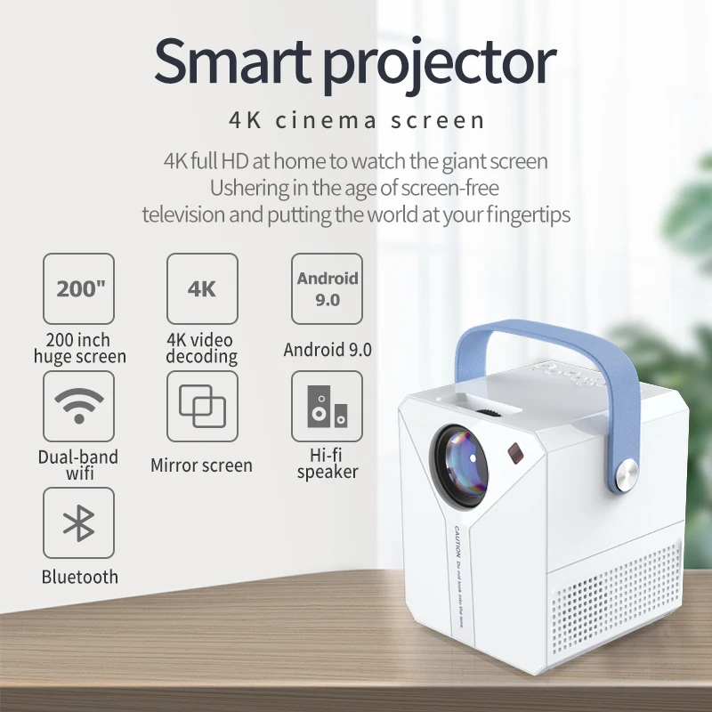 Gys 2023 New Cy402 Home Full Hd Mini Projector Mobile Phone Portable ...