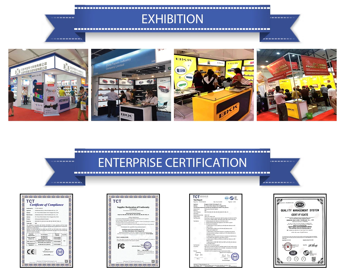 Rgb Light Party Boombox Bluetooth Speakers With Wireless Microphone ...