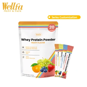 Custom Design Printed 100g 500g 1kg Stand Up Zipper Pouch Milk Sachet ...