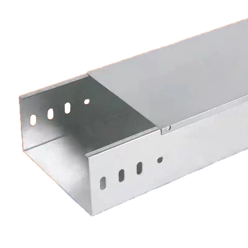 Low Carbon Steel Cable Bridge Trough 150mm Height Galvanized Perforated ...