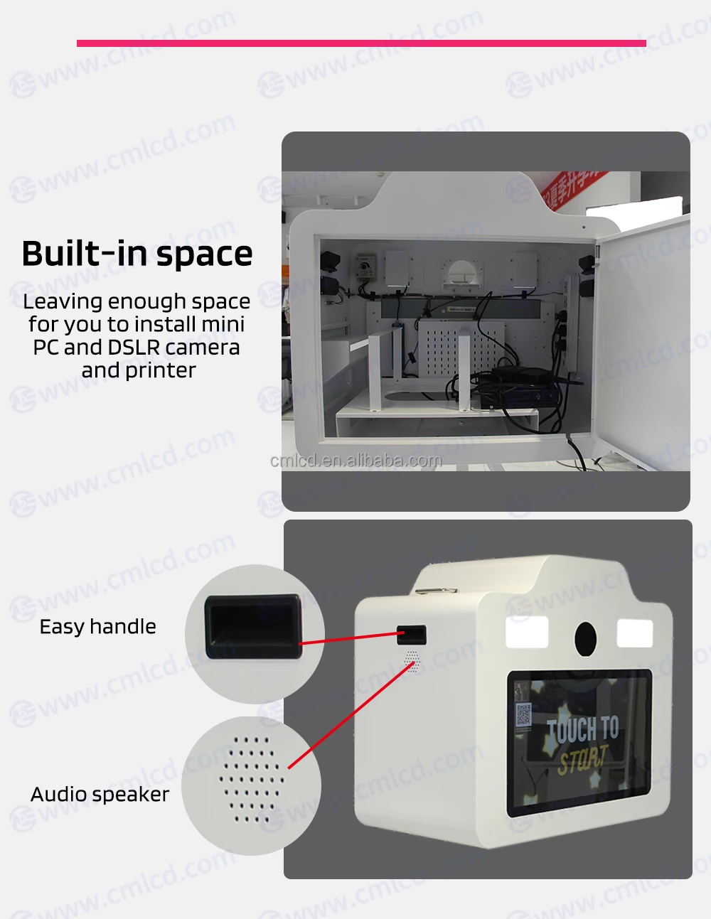 DSLR Photobooth Box Kiosk - Instant Prints & Fun Selfies