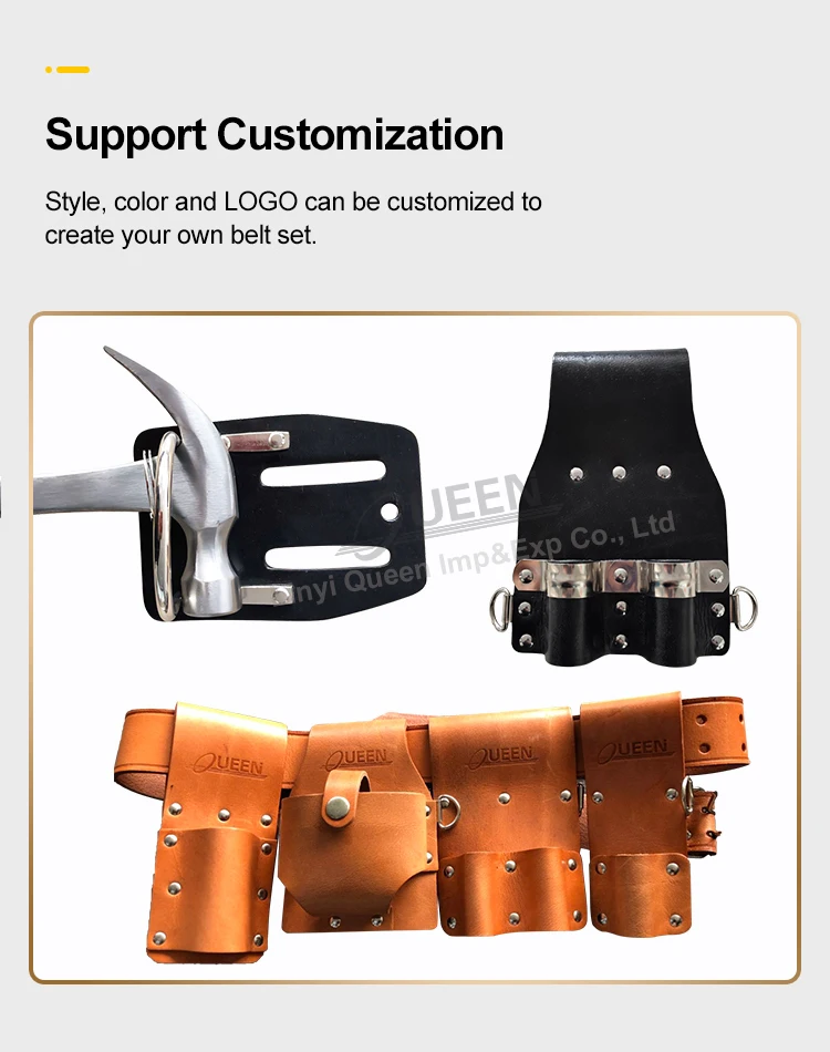 Scaffolding Tool Belt Set - Durable Leather Tool Bag for Efficient Tool ...