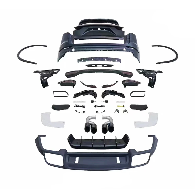 Car Conversion Upgrade bodykit for Porsche 2011-2017 Cayenne 958 old change new 9Y0/9YA turbo ...