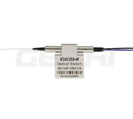 1x4 mechanical optical core switch with customized wavelength 780nm ...