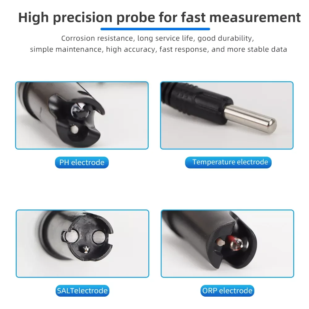 Multifunctional 8 In 1 Digital Water Quality Detector Wireless Wifi ...