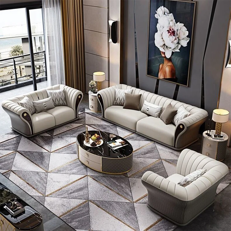 Ekintop Luxury Sectional Sofa Set Furniture Recliner Living Room ...