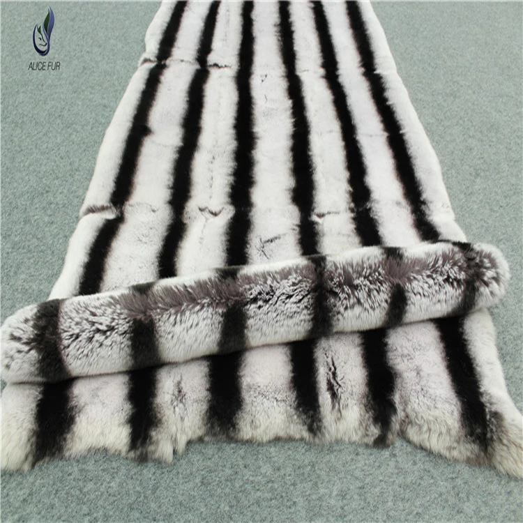 Top Quality Snow White Rex Rabbit Fur Plates / Carpet / Blanket ...