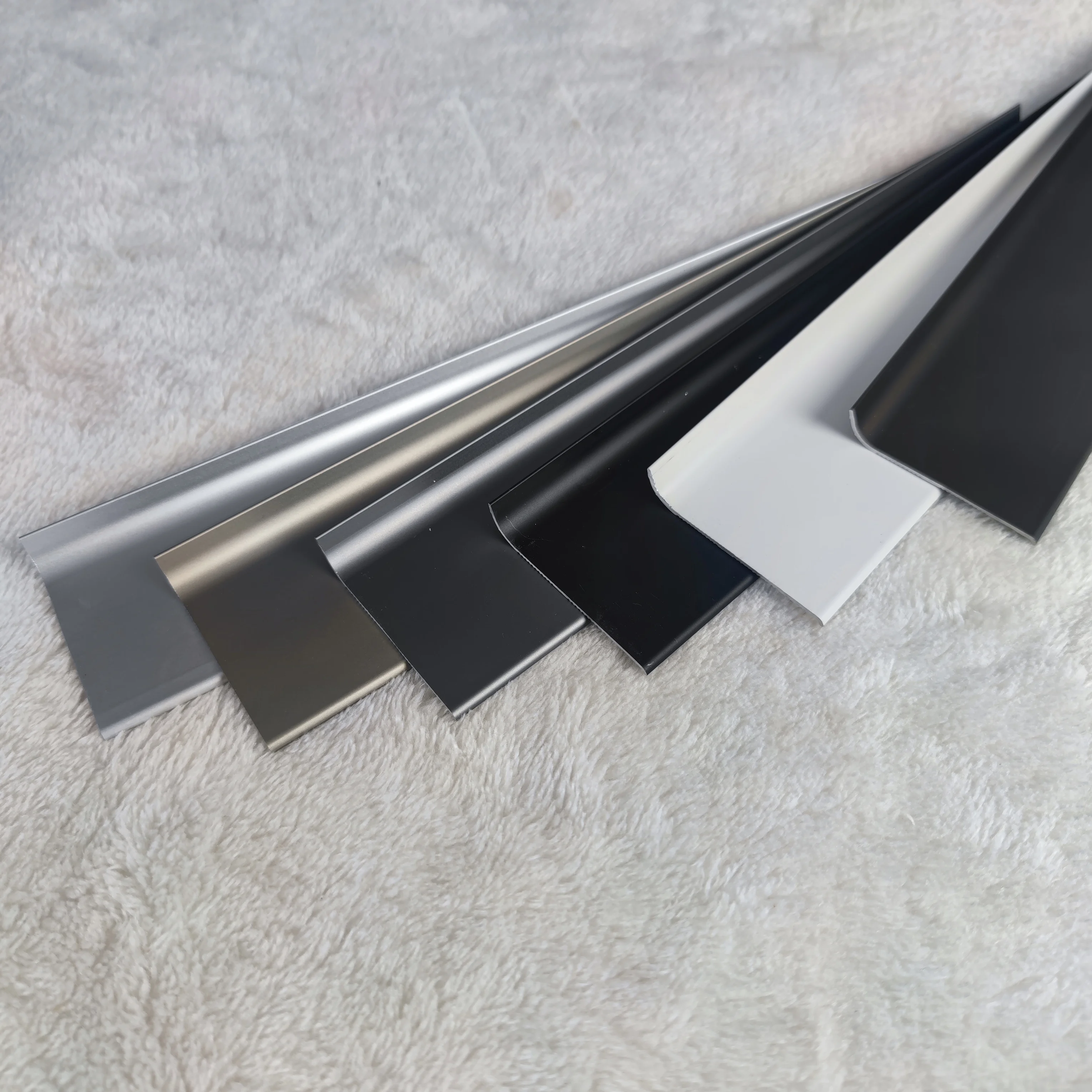 Decorative Stainless Steel Skirting Board Self-adhesive Aluminum Alloy ...