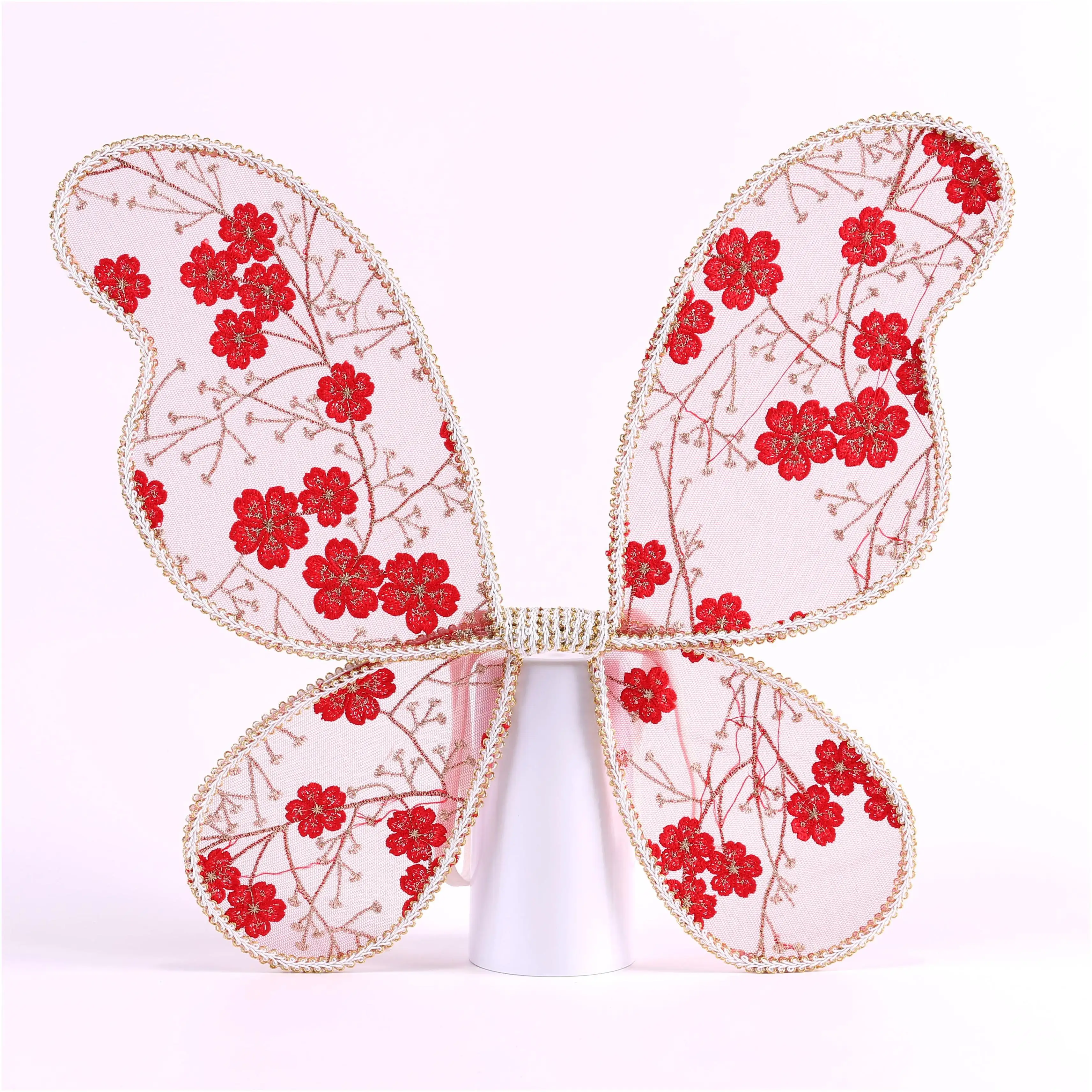 Angel Wings Mini Party Feathers Glitter Red Glowing Show Super Dance ...