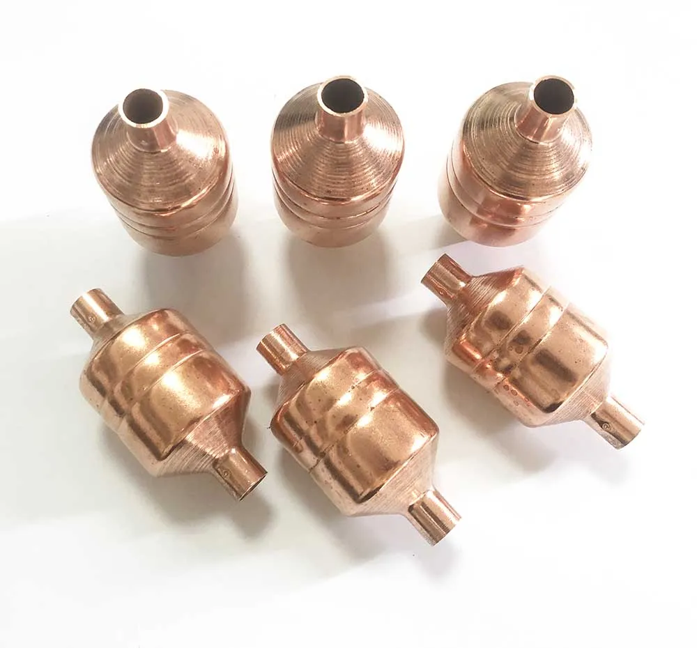 Copper Accumulator with Net Inside Thickness 1mm Inlet 3/8