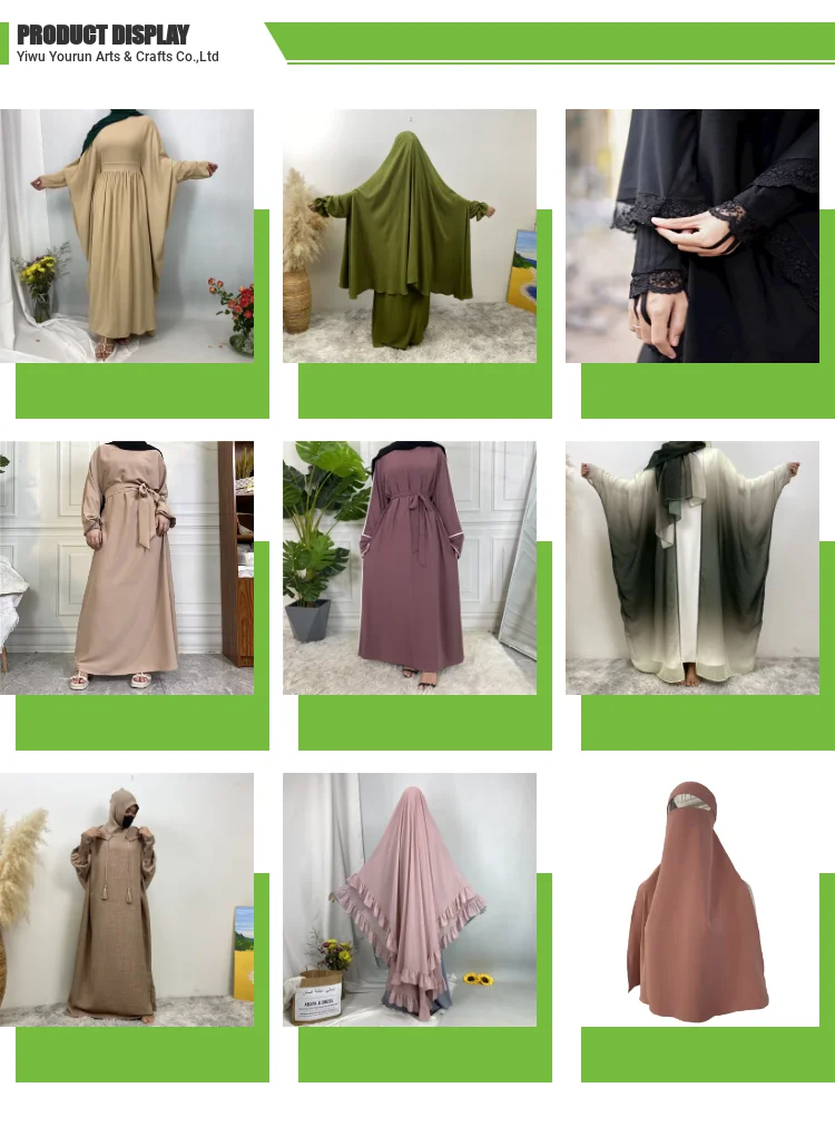 Baby Islamic Dubai Casual Formal Wear Burqa Dress Abaya for Kid Girl ...