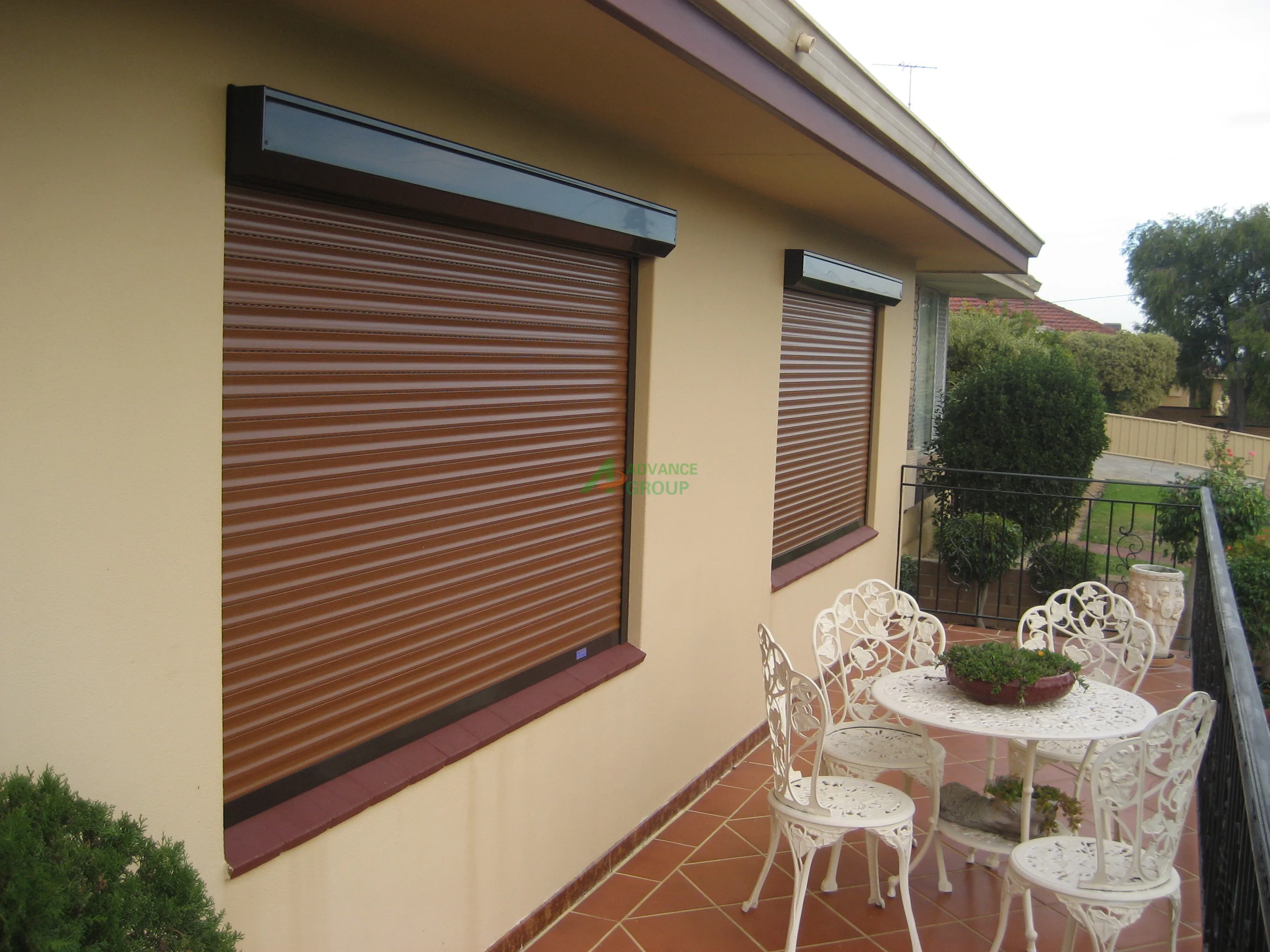 Shutters for Gazebo Aluminum Roller Panels Motorized Operation ...