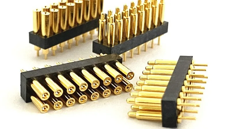 20pins Male And Female Quick Connector Electrical Socket Brass Pogo Pin ...