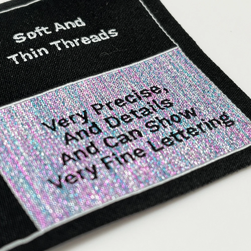 Private Label Professional Fabric Woven Full Embroidered Iron On ...