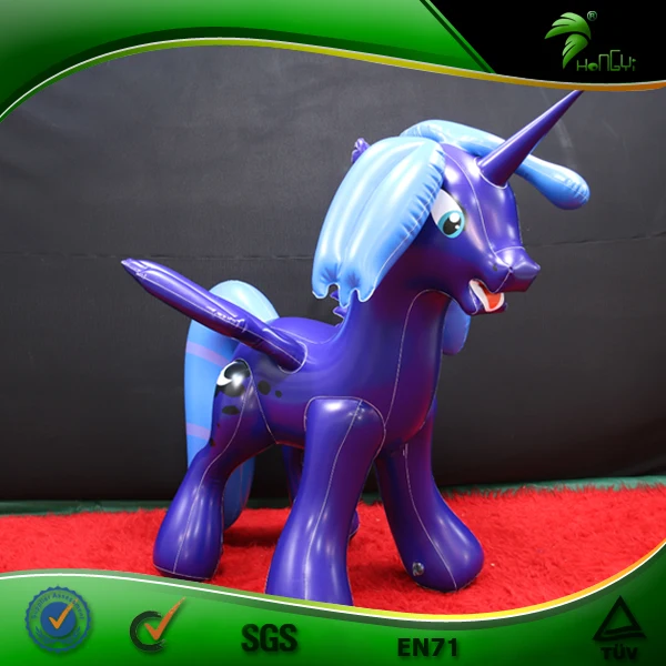 Customizable Inflatable Horse Toy - Princess Luna Blown Up