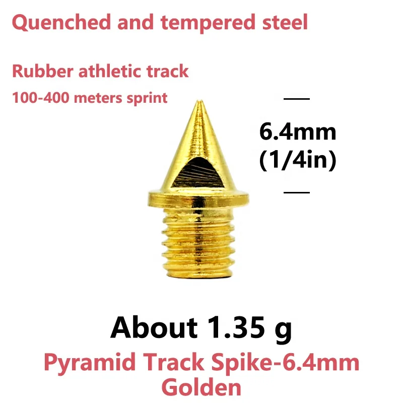 Pyramid Track Spikes - High Hardness Steel for Sprinting