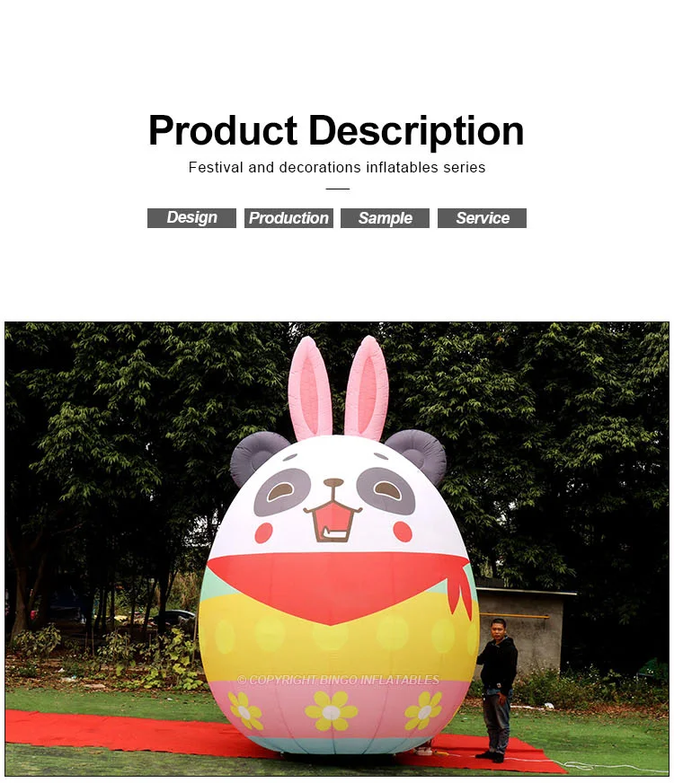 Bingo Inflatable Panda Animal Mascot Cartoon Giant Inflatable Panda Egg - Buy Lovely Animal ...