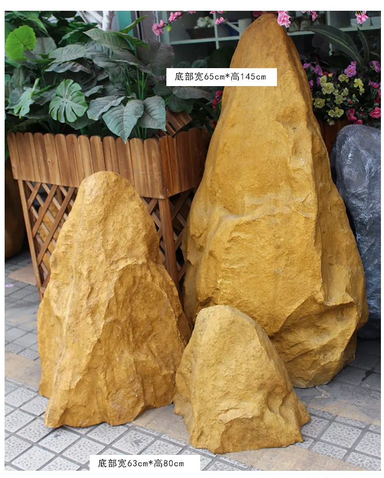 Artificial Polyurethane Stone Panels - Faux Rock Simulation