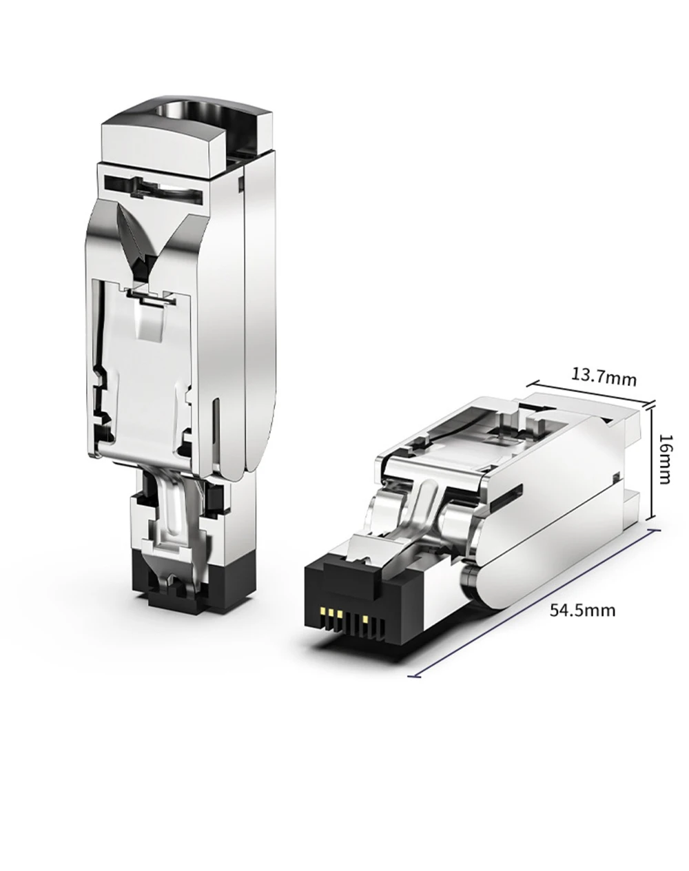 Profinet Ethercat 4-Core Ethernet RJ45 Connector for Industrial Use