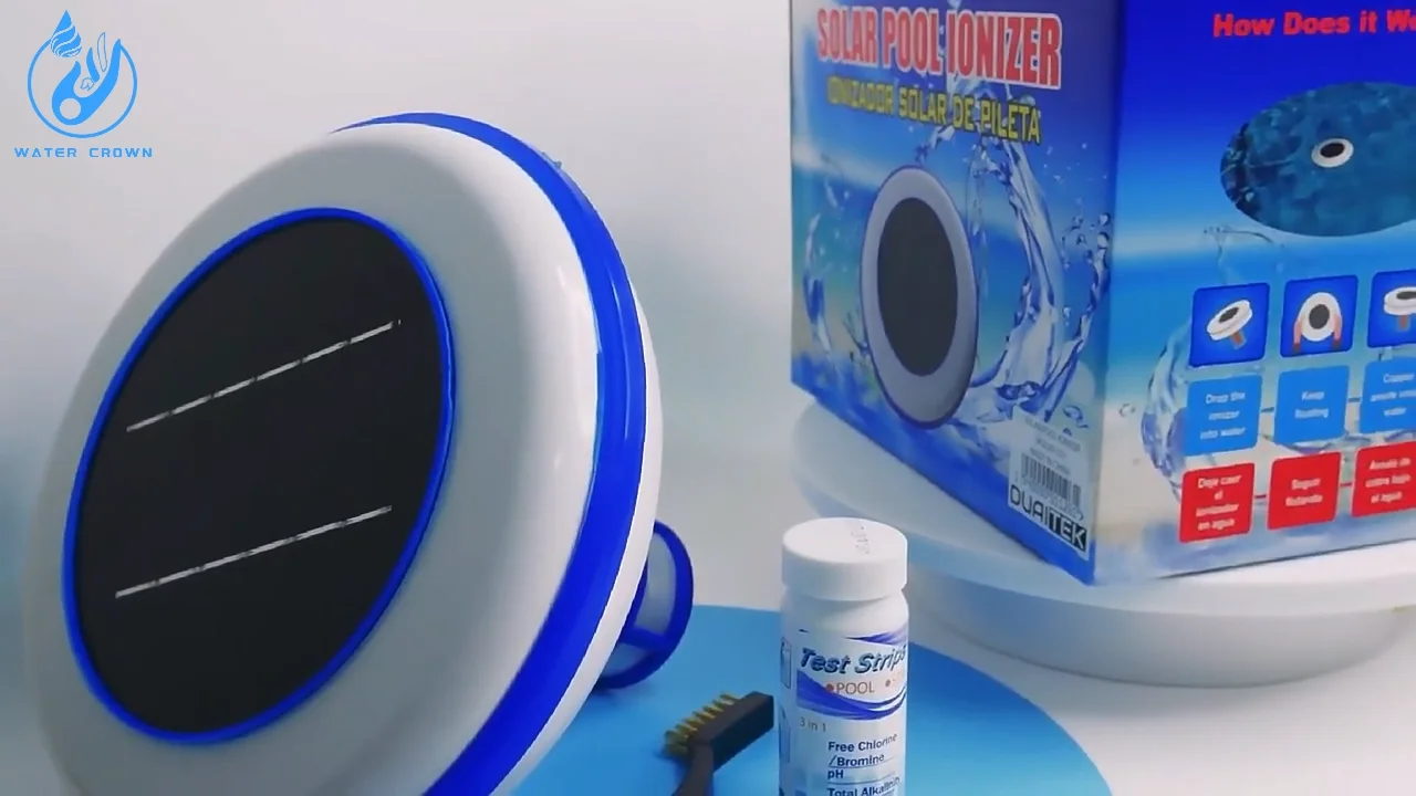 Brand New Swimming Pool Solar Ionizer Pool Floating Water Purifier Pool ...