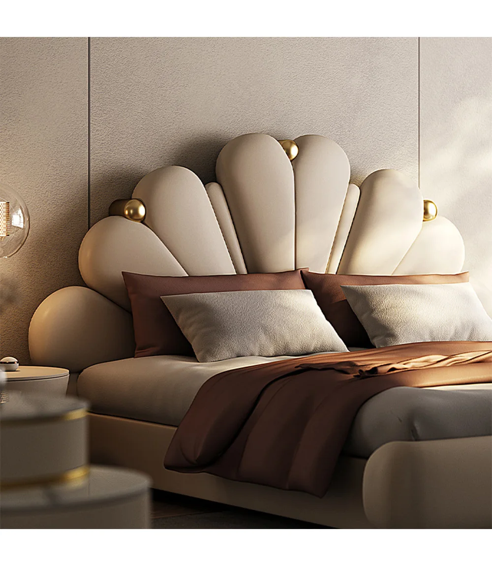 Luxury Double Bed Frame - King Size Bed with Storage